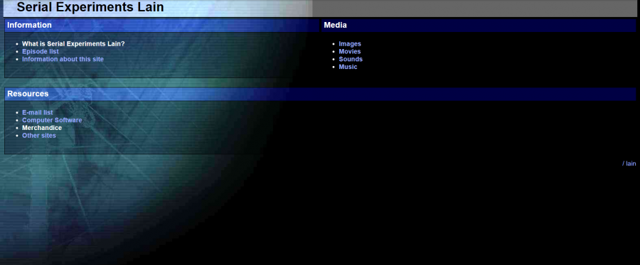 Serial Experiments Lain: Root - Serial Experiments Lain wiki